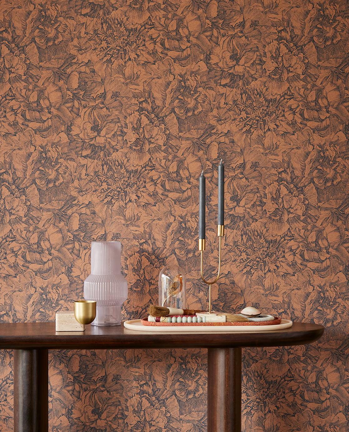 MUSEUM Wallpaper Washed Floral – Crockers Paint & Wallpaper