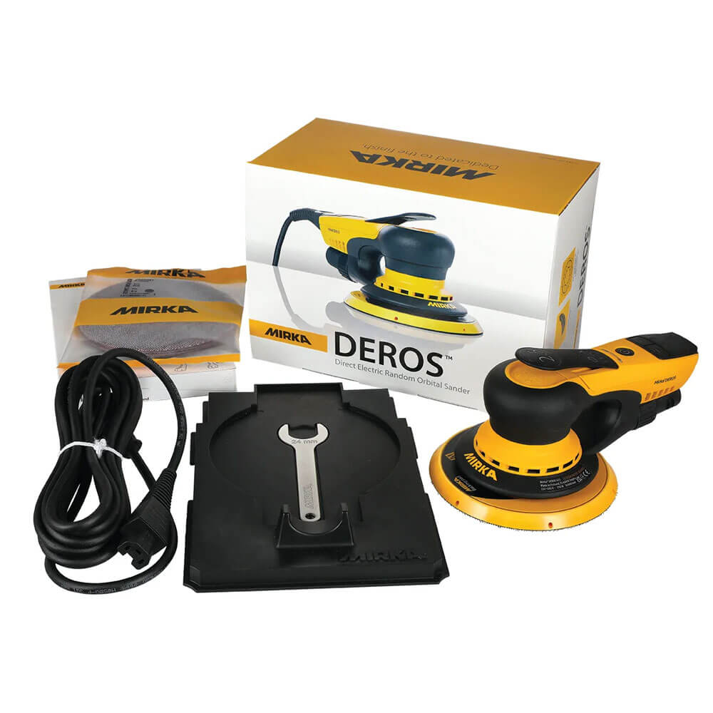 Mirka DEROS 150mm Random Orbital sander 5mm Orbit 650CV – Crockers ...