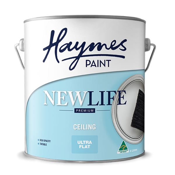 Haymes New Life Premium White Ceiling Paint – Crockers Paint & Wallpaper