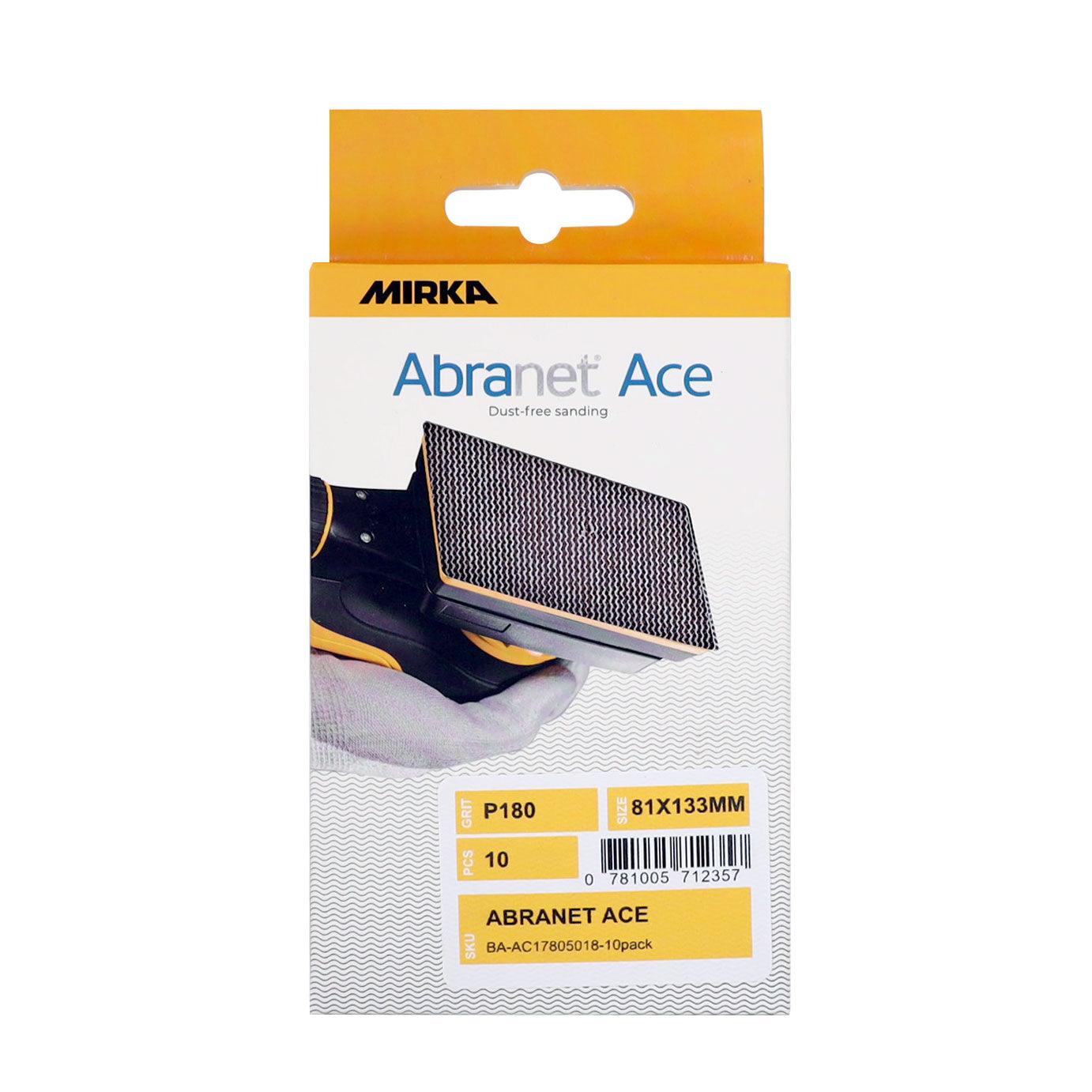 Mirka Abranet Ace Ceramic Sheets 81x133mm 10 pack P80 – Crockers Paint ...