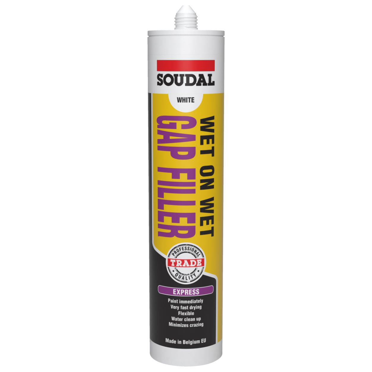 Soudal Wet On Wet Express Gap Filler White – Crockers Paint & Wallpaper