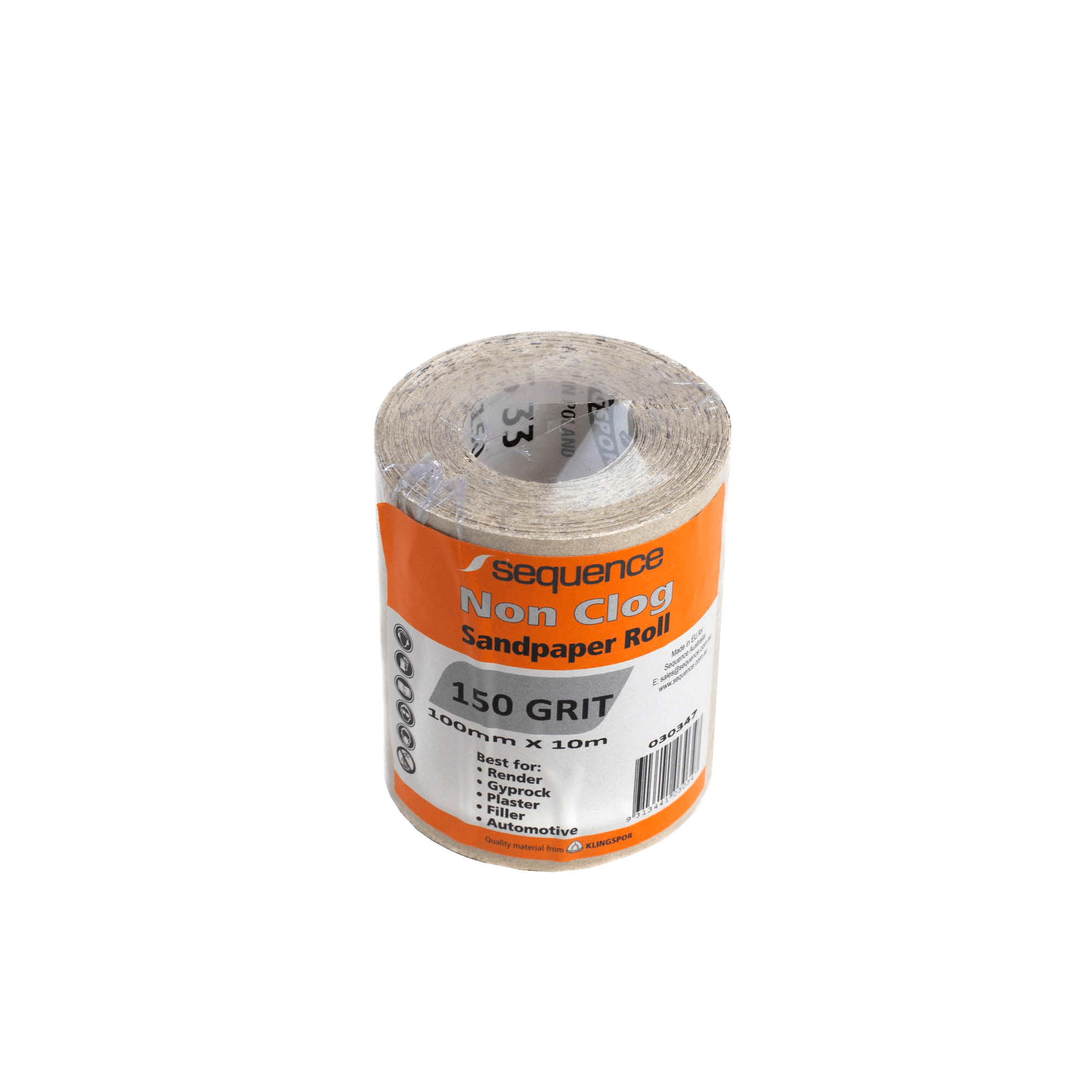 Grey Non Clog Sandpaper 150 – Crockers Paint & Wallpaper