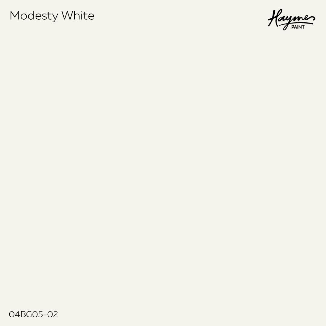 Haymes Modesty White – Crockers Paint & Wallpaper