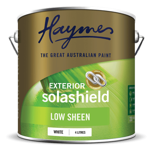Haymes Exterior Solashield Low Sheen Acrylic BLACK – Crockers Paint ...