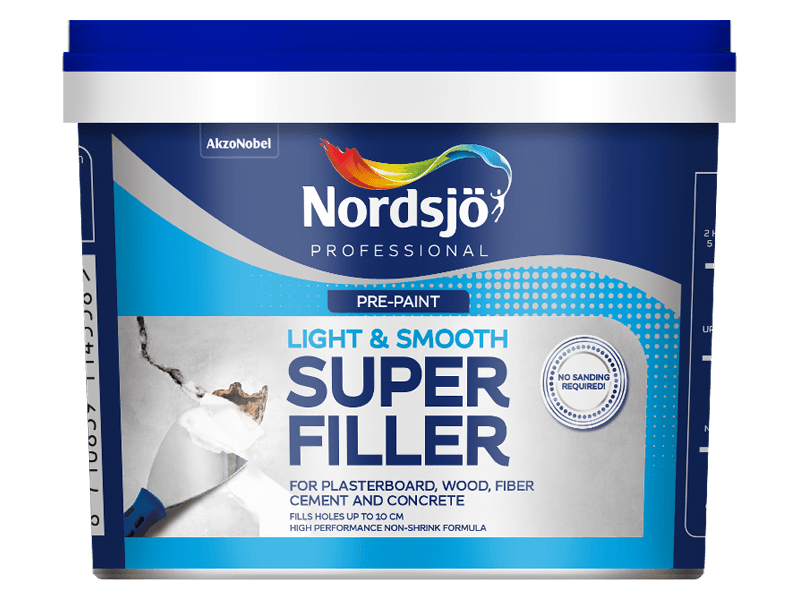 Nordsjo Filler Light and Smooth Super – Crockers Paint & Wallpaper