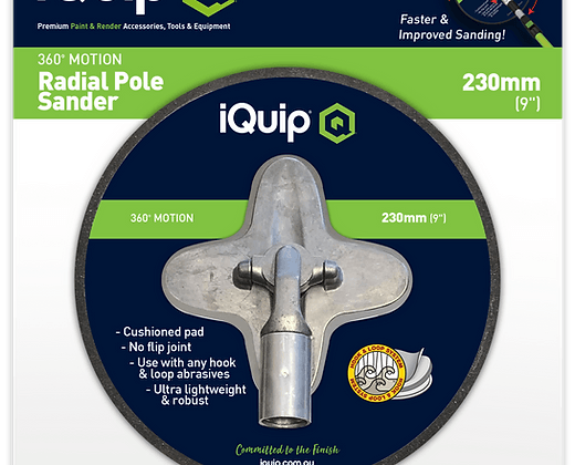 Iquip Radial Pole Sander 230mm – Crockers Paint & Wallpaper