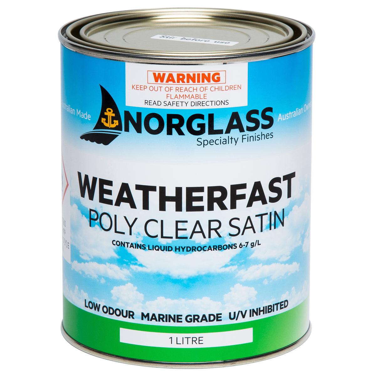 Norglass Weatherfast Poly Clear SATIN – Crockers Paint & Wallpaper